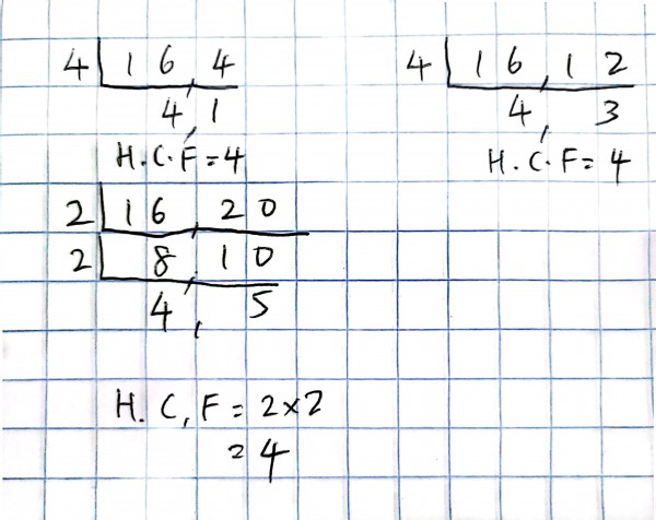 if 4 is the HCF of 16 and x, find the three possible values of x ...